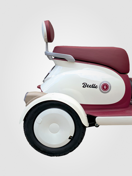 Triciclo Eléctrico Beetle | Diseño Compacto y Estilo Únic