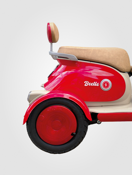 Triciclo Eléctrico Beetle | Diseño Compacto y Estilo Únic